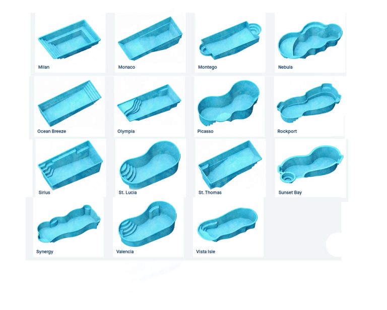 Pool Shapes & Models – Montgomery Pools
